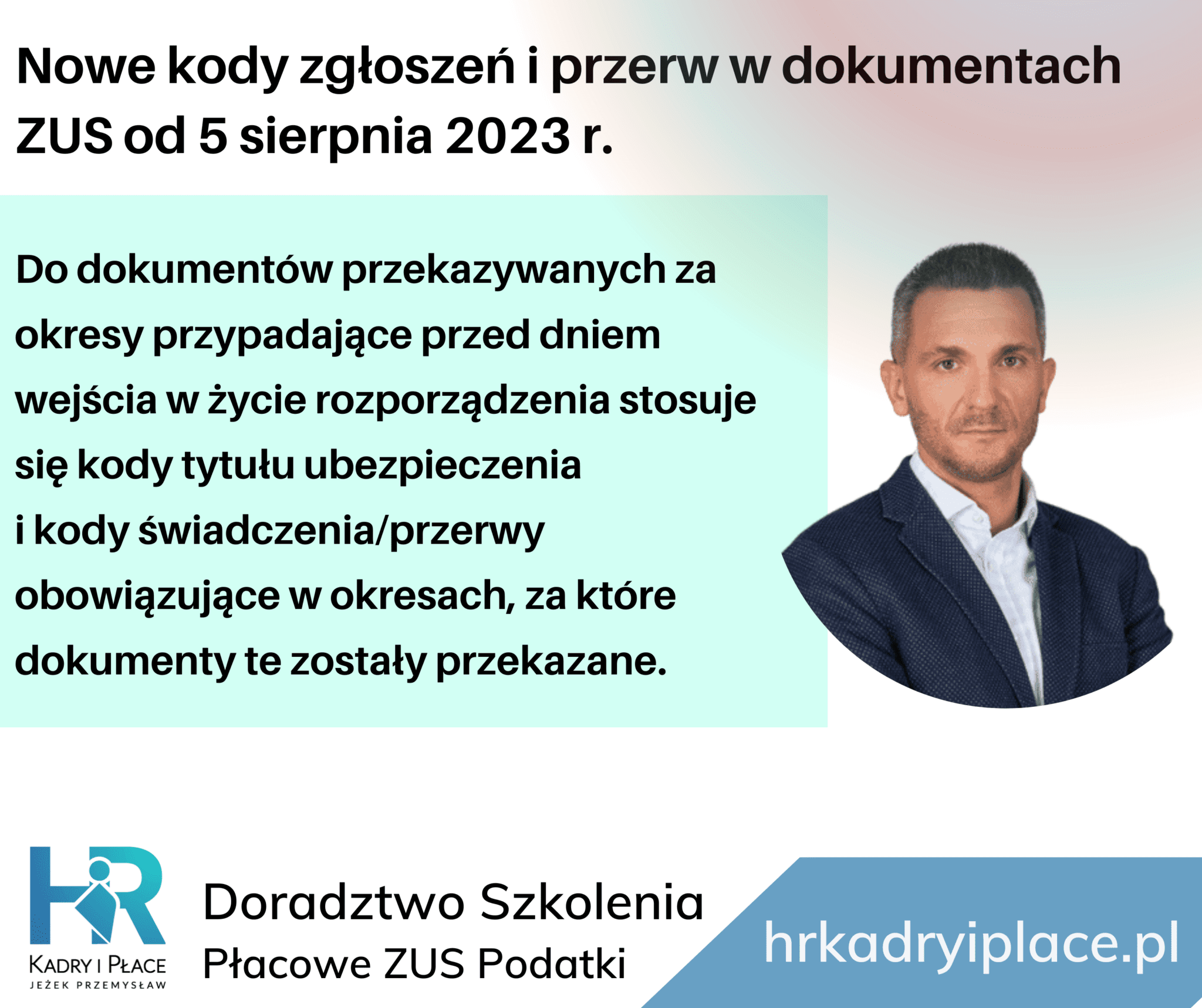 Nowe kody przerw w deklaracjach ZUS - Blog HR Kadry i Płace